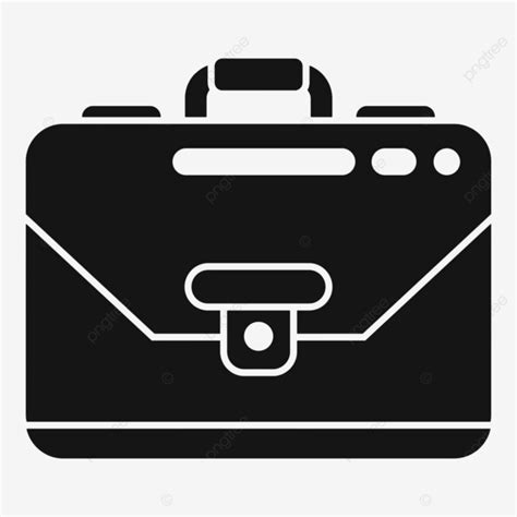 Briefcase Silhouette Transparent Background Worker Briefcase Icon
