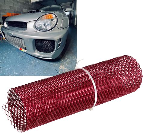 Inserto de malla para parrilla delantera del automóvil rejilla central delantera del automóvil
