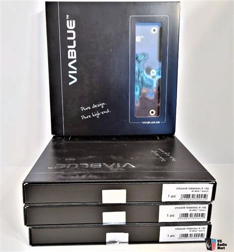 Viablue Bi Wire Speaker Terminal R 150 Black Silver Dealer Ad Us