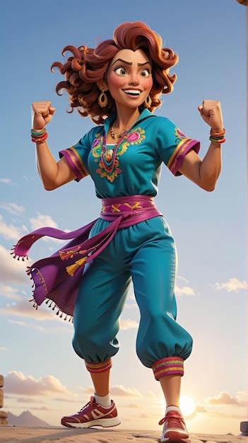 Premium Photo The Character Person In The Movies Animation