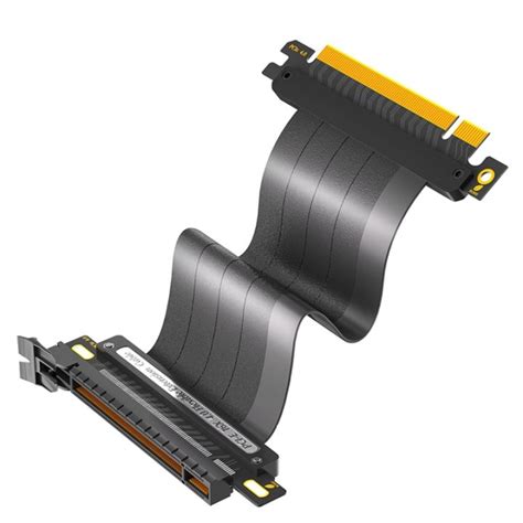 pcie 4 0 16x extension cable high speed gpu riser cable with pci