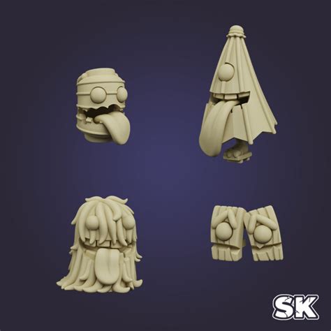 3d Printable Yokai By Stoneking