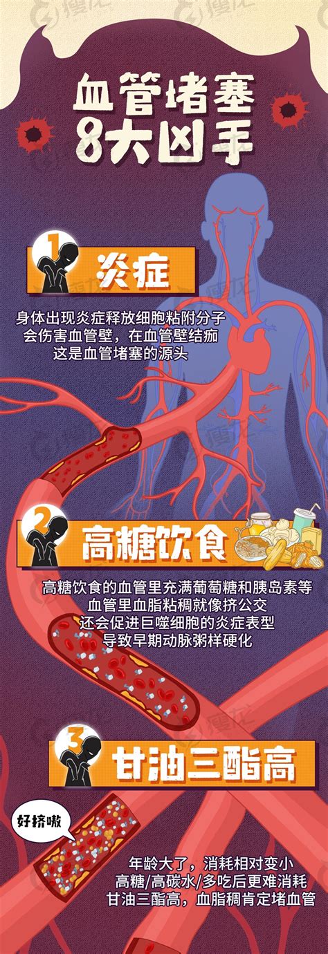如何疏通血管？血管堵塞的8大原因