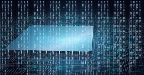 Binary Processor Stock Illustration Illustration Of Abstract