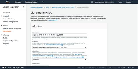 Amazon Sagemaker Console Now Supports Training Job Cloning Artificial Intelligence