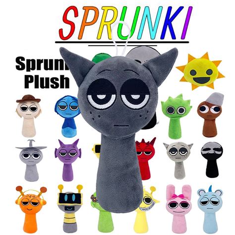2024 Incredibox Sprunki Plnshie Coleção Brinquedo Pelúcia Brinquedos De