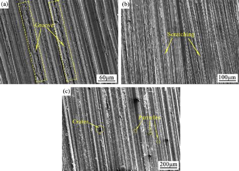 Sem Morphologies Of Worn Surface A Zirconium Substrate B S1 Download Scientific Diagram