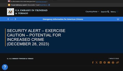 After Quadruple Murder U S Embassy Issues Security Alert For