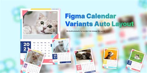 Figma Calendar Variants Auto Layout UI4Free