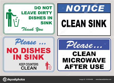 Do Not Use Sink Sign