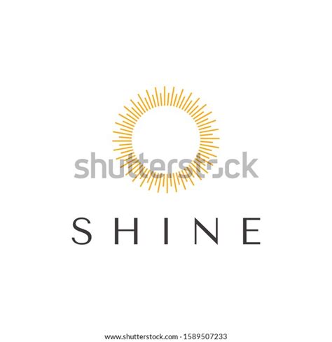 Shine Logo Inspirationmodern Designvector Illustration Concept Stock