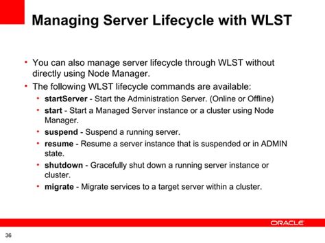 Weblogic Scripting Tool Overview Ppt