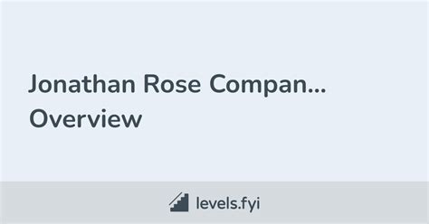 Jonathan Rose Companies Careers Levelsfyi