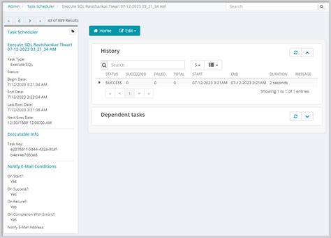 execute sql task netforum support