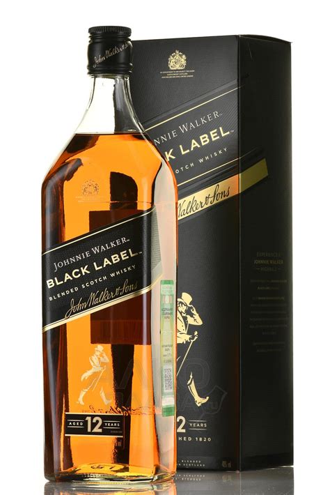 Johnnie Walker Black Label 12 years - купить виски Джонни Уолкер Блэк ...