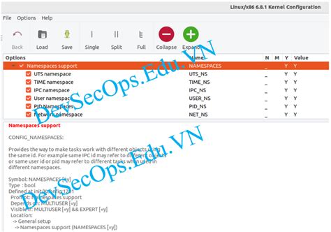 namespaces trong Linux kernel để chạy được Podman container và Docker