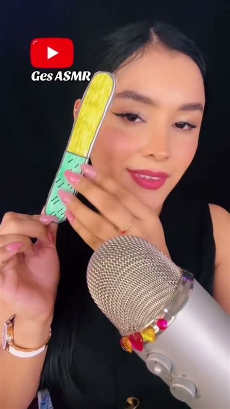 Te Hago Las Uñas Con Papel 😱😅 Asmr Manicure Roleplay Asmrroleplay