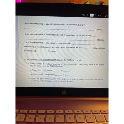 2 Points I Deduced The Sequence Of Amino Acids In Chegg