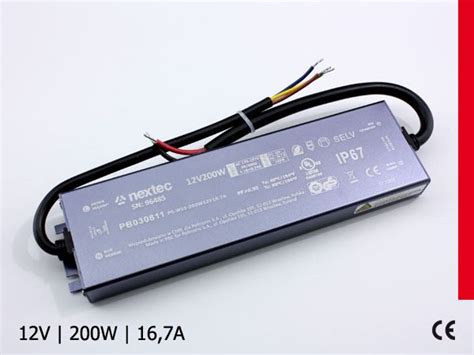 ZASILACZ LED WODOODPORNY SUPER SLIM IP67 12V 8 5A 200W 259
