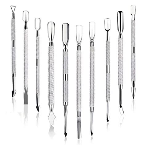 큐티클 푸셔 및 커터 스테인레스 스틸 듀얼 헤드 커터 및 트리머 매니큐어 및 손톱 및 발톱용 페디큐어 도구 Aliexpress