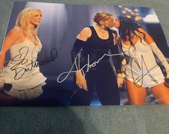 Autograph Signed Britney Spears Photo COA Etsy