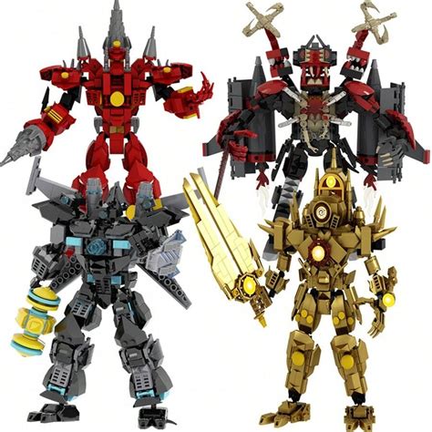 Robot Building Blocks Tv Robot Building Blocks Transforming Robot