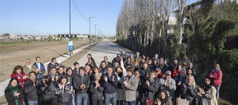 Inauguraron La Pavimentación De La Calle Maipú San Fernando Nuestro