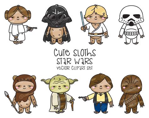 Cute Cartoon Star Wars