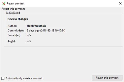 Modify Git History — Gitextensions 43 Documentation