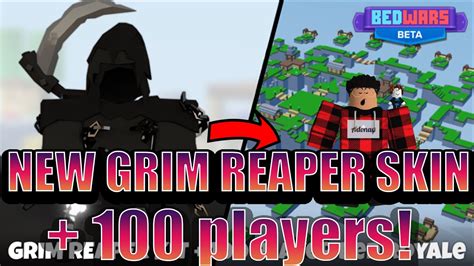Roblox Bedwars New Grim Reaper Skin Players Bedwars Royale