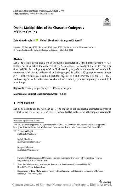 On The Multiplicity Of Character Codegrees Of Finite Groups Request Pdf