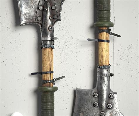 Artstation Broken Showel Weapon Game Assets