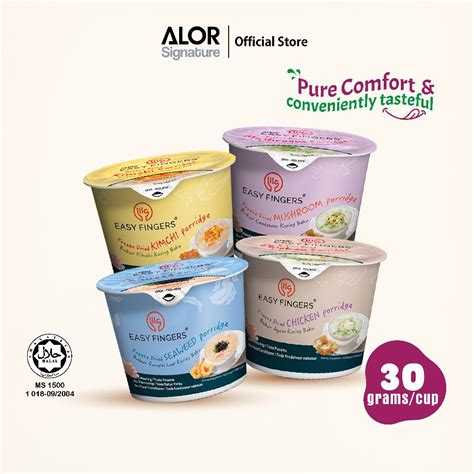 Easy Fingers Porridgebubur Nasi Kering Beku Bubur Ayam Bubur Rumpai