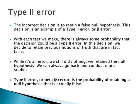 Four Steps To Hypothesis Testing Pptx