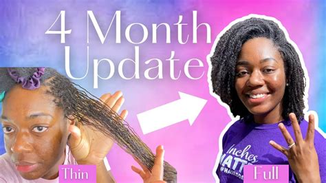 Sharing My 4 Month Microlocs Journey While I Compare My Two Strand