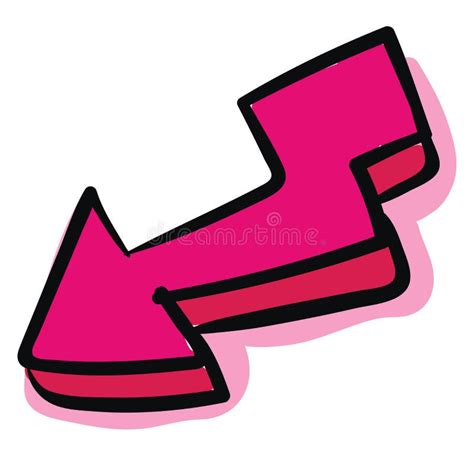a pink arrow click cursor mouse pointer icon vector or color