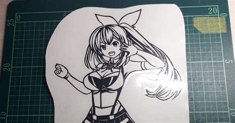 女の子 【切り絵】はろーミライアカリだよ！ 鳳のイラスト Pixiv