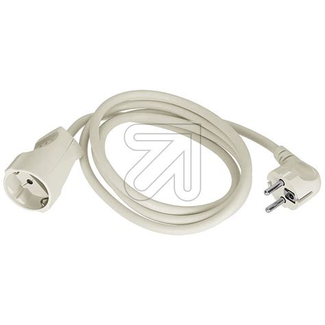 eltric EGB Verlängerung 3x1 5 weiß 2m