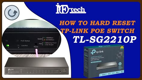 Hard Reset TP LINK SG2210P Switch Quick Guide YouTube