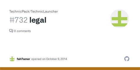 legal · issue 732 · technicpack techniclauncher · github