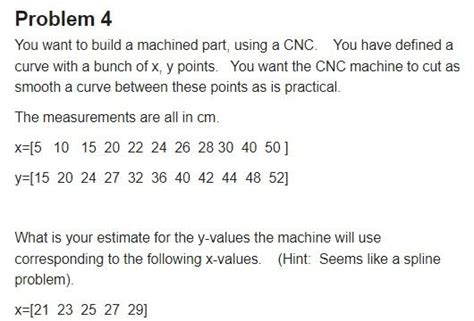 Solved You Want To Build A Machined Part Using A CNC You Chegg Com