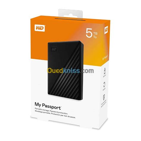 Wd My Passport 5 Tb Disque Dur Externe Usb 32 Noir Alger Hussein