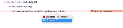 Swift Uinavigationcontrollerで戻るボタンを消す