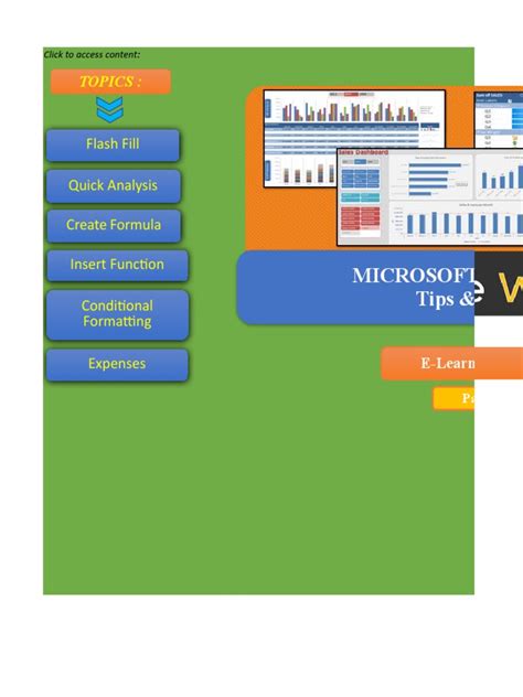 excel tips and tricks part 1 pdf microsoft excel multiplication