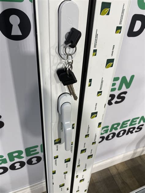 Liniar Upvc White Bi Folding Doors Green Doors