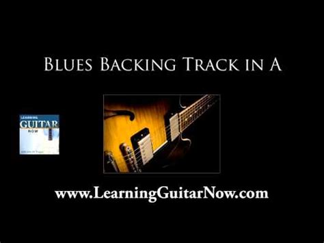 Shuffle Blues Backing Track In A YouTube