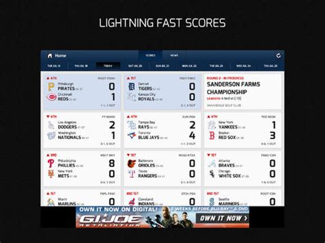 CBS Updates Sports IOS App With Live Video And Native IPad Interface