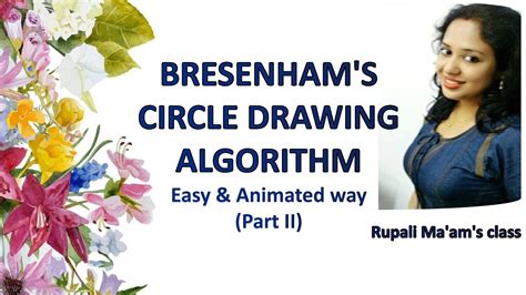 💖 Bresenhams Circle Drawing Algorithm Easy And Animated Waypart Ii💖