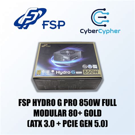 FSP Hydro G PRO W Full Modular Gold PSU ATX Gen VHPWR Computers Tech Parts