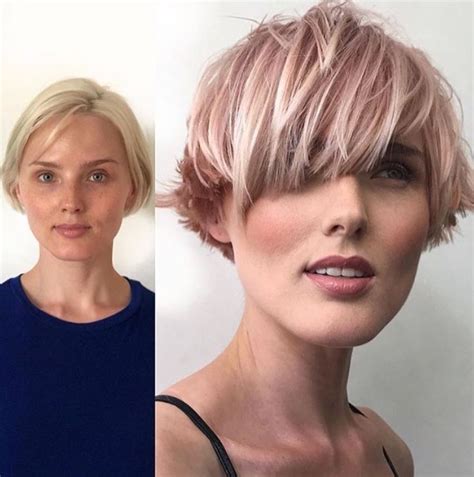 Pin By Kapsel Voorbeelden En Ideeën On Voor Na 07 Short Hair With